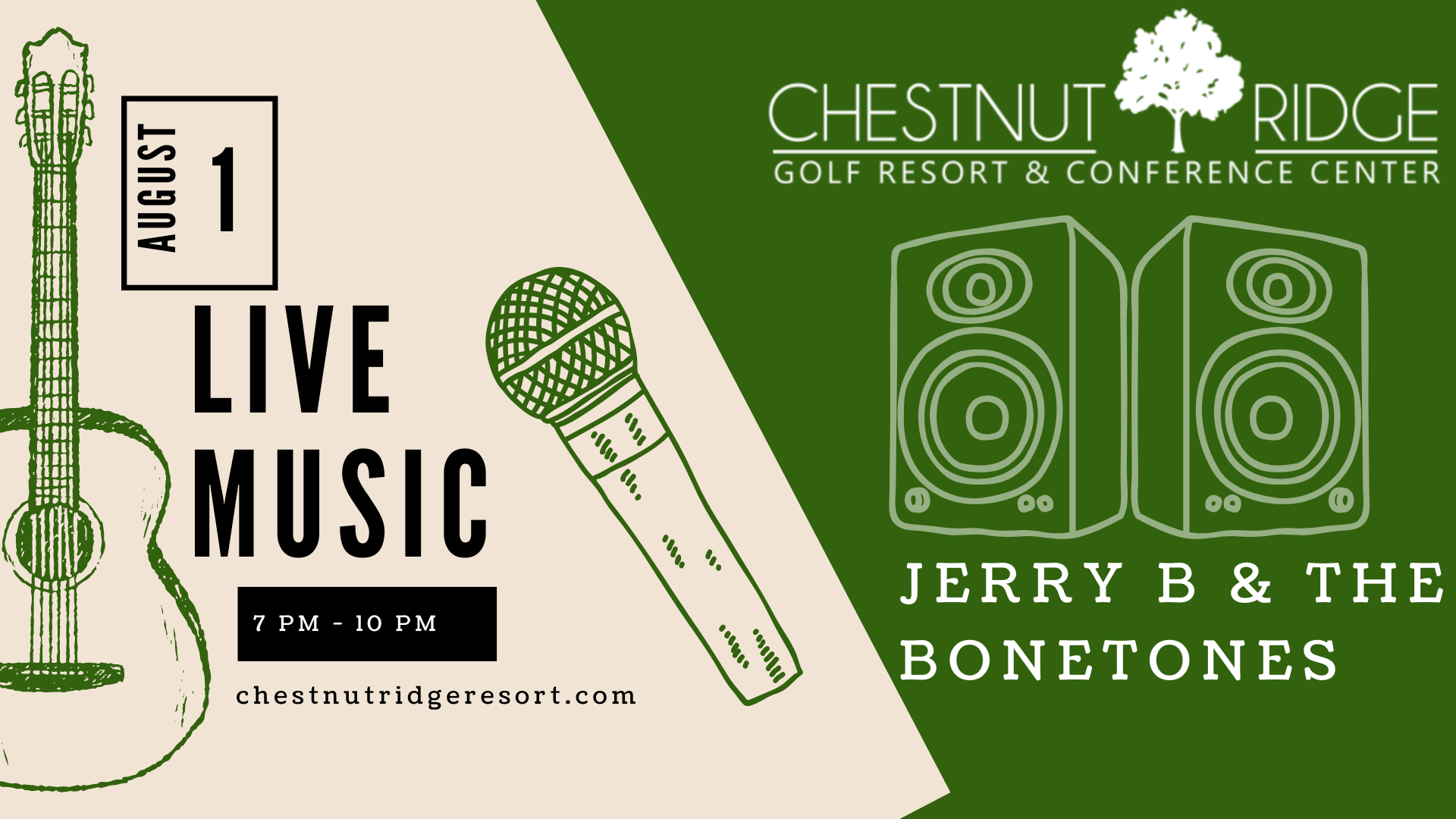 Live Entertainment - Jerry B and the Bonetones